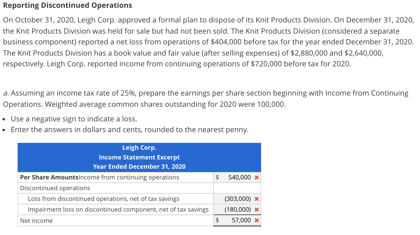 Solved Reporting Discontinued Operations On October 31, | Chegg.com