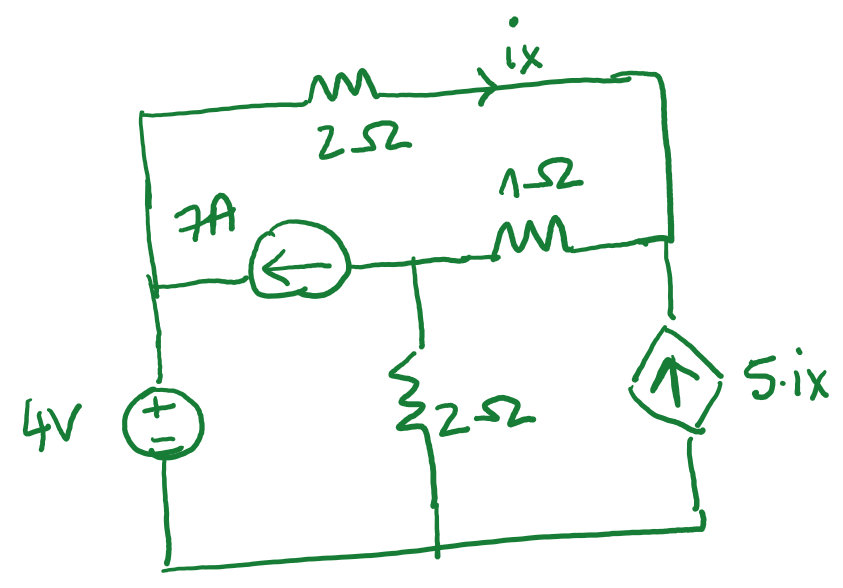 Solved 1) Solve for the power of the vertical resistor | Chegg.com