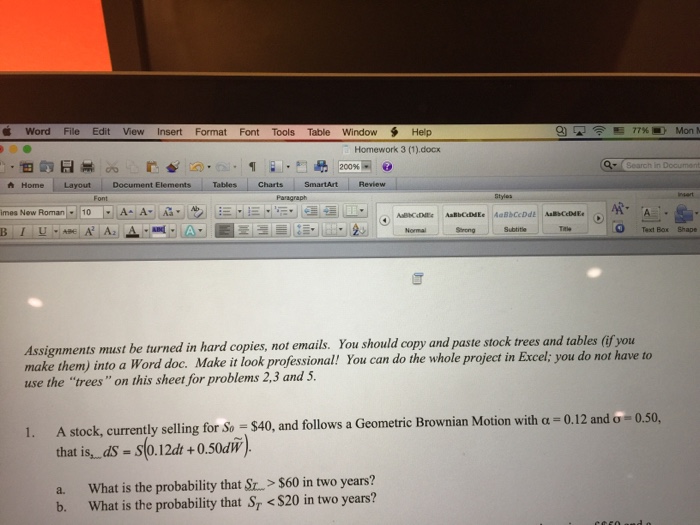 Solved Assignments must be turned in hard copies, not emails | Chegg.com