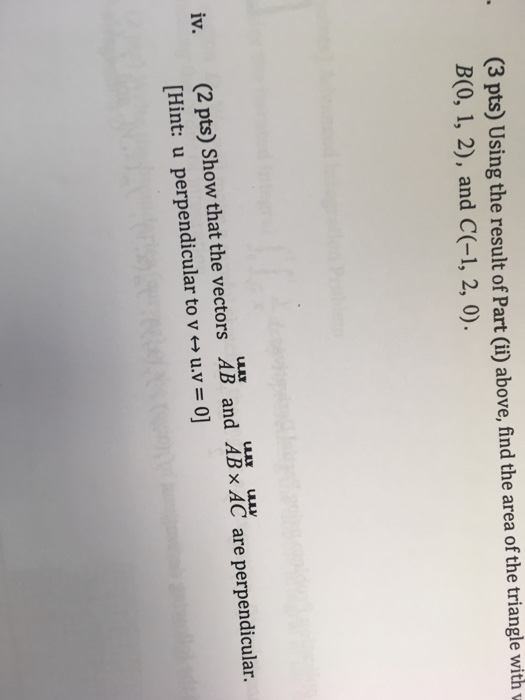 Solved 1. (20 points) Vectors and vector valued functions a. | Chegg.com