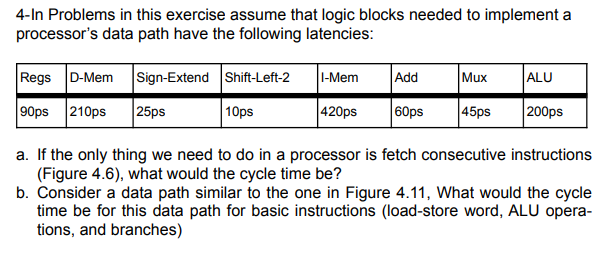 Solved 4-In Problems in this exercise assume that logic | Chegg.com