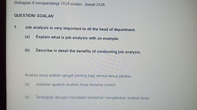 Solved Bahagian A mengandungi TIGA soalan. Jawab DUA. | Chegg.com Solved Bahagian A mengandungi TIGA soalan. Jawab DUA. | Chegg.com