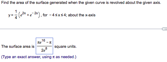 Solved Find the area of the surface generated when the given | Chegg.com
