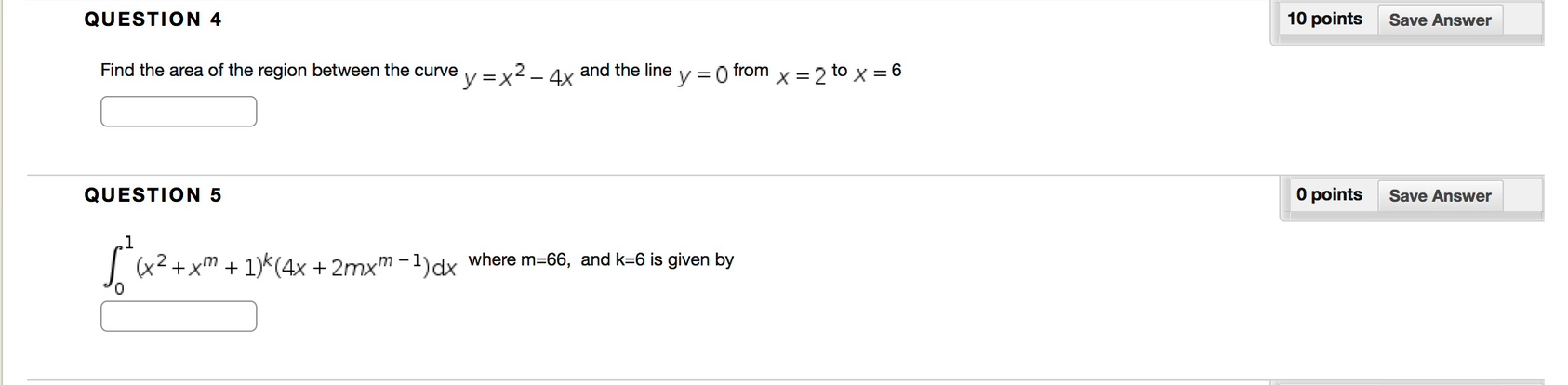 Solved Find the area of the region between the curve y=x2−4x | Chegg.com