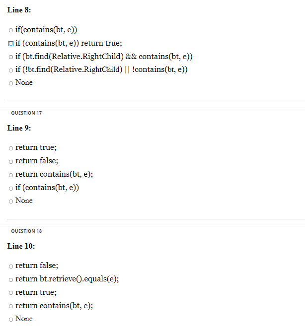 Solved Write the method public static boolean inBoth(BT bt, | Chegg.com