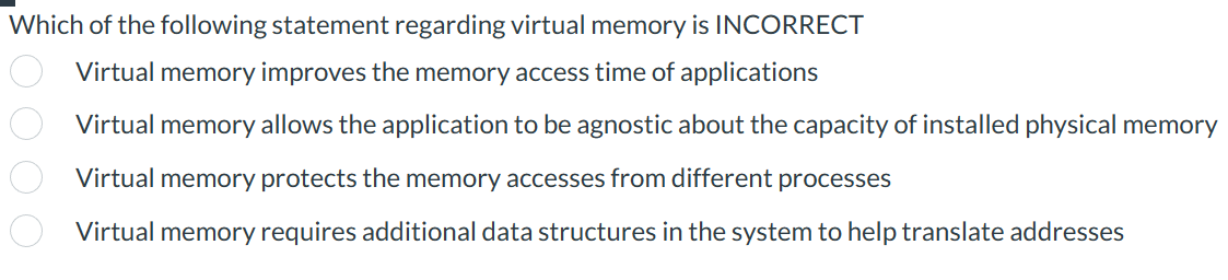 Solved Which of the following cache optimizations does not | Chegg.com