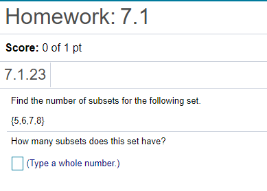 Solved Homework: 7.1 Score: 0 of 1 pt 7.1.13 Let A = | Chegg.com