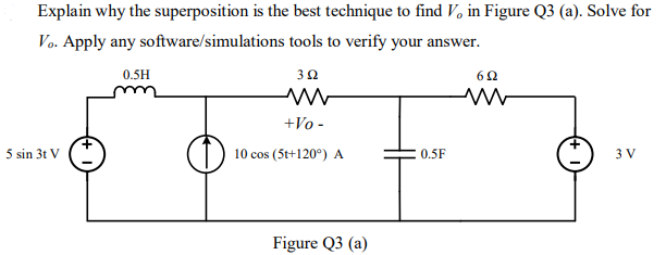Solved Explain why the superposition is the best technique | Chegg.com