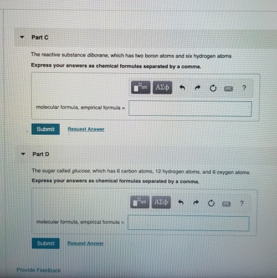 Solved Determine the molecular and empirical formulas of the | Chegg.com