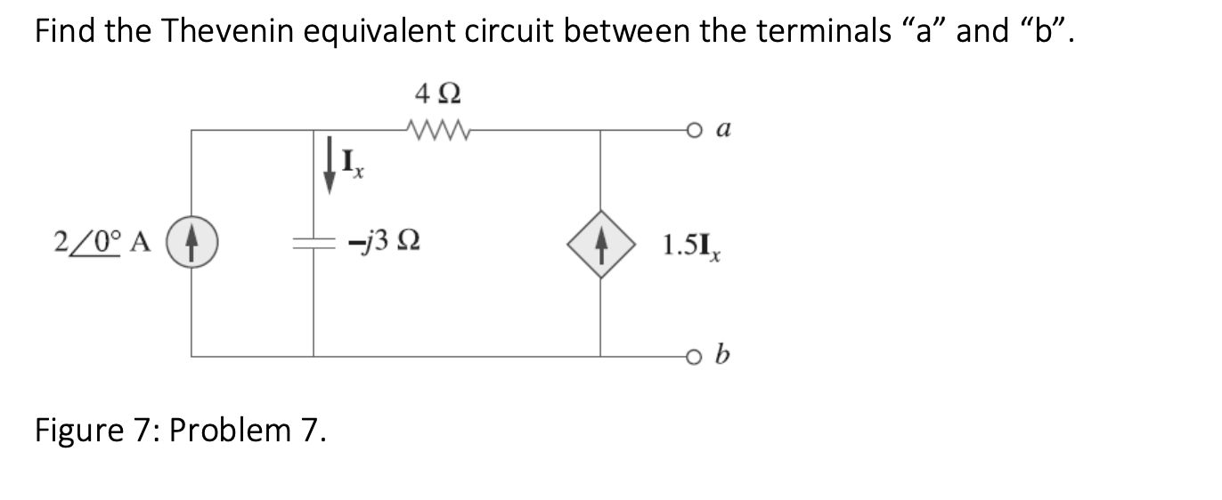 Solved Find the Thevenin equivalent circuit between the | Chegg.com
