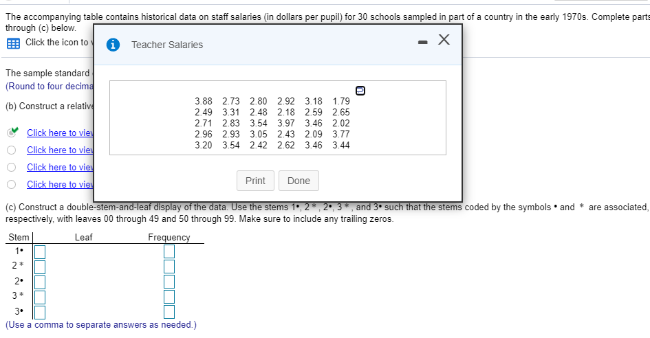 Solved The accompanying table contains historical data on | Chegg.com Solved The accompanying table contains historical data on | Chegg.com