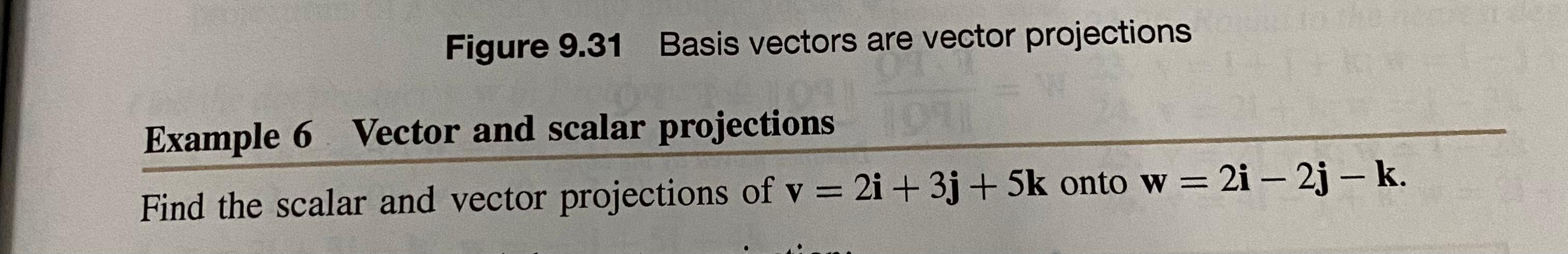 Solved Figure 9.31 Basis vectors are vector projections | Chegg.com