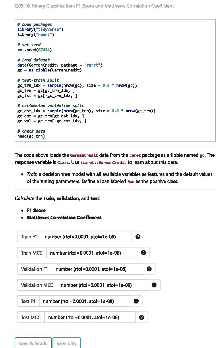 Please answer with R code using evaluate function in | Chegg.com