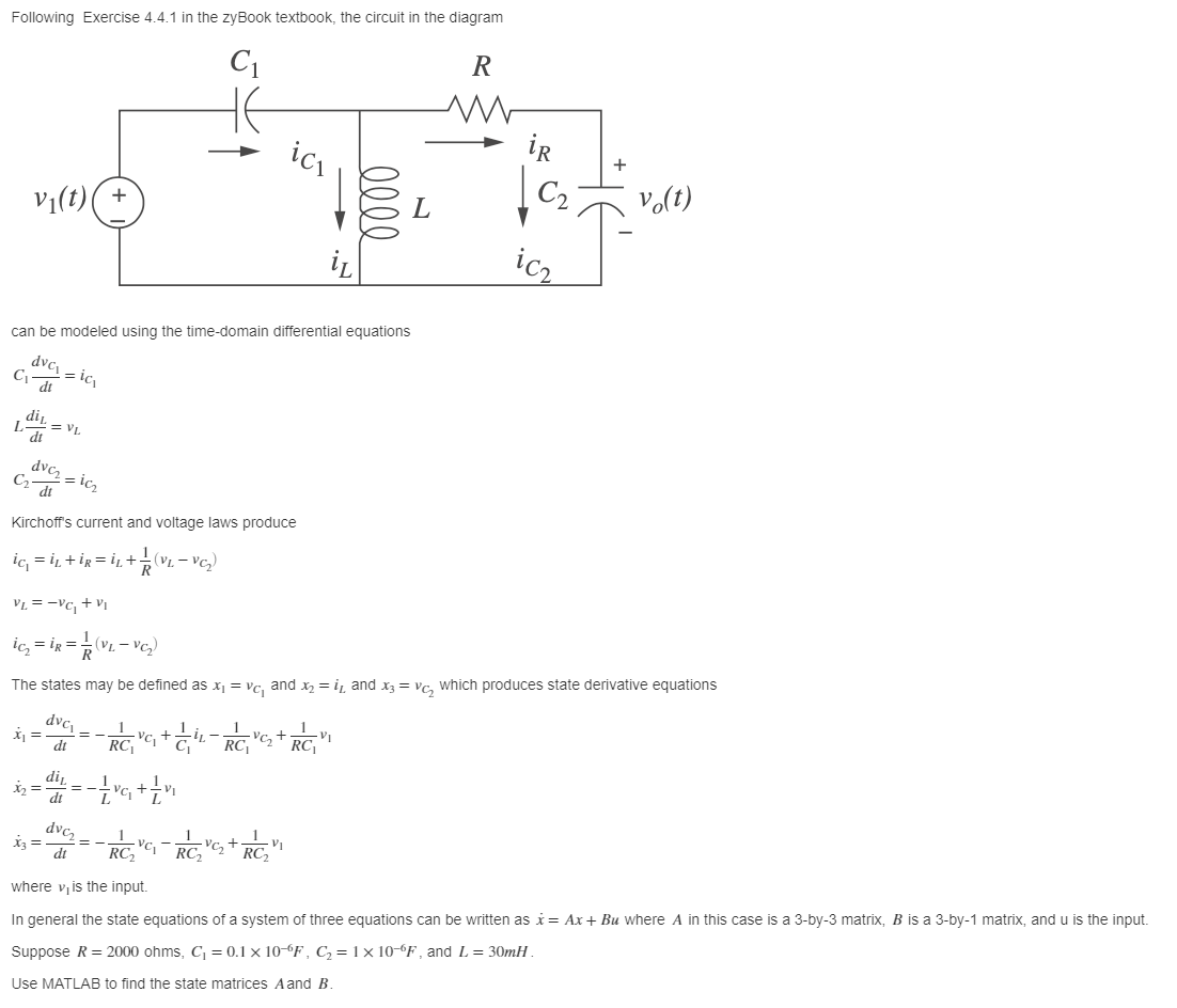 Solved Following Exercise 441 In The Zybook Textbook The 4558