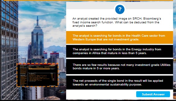 Solved An analyst created the provided image on SRCH, | Chegg.com