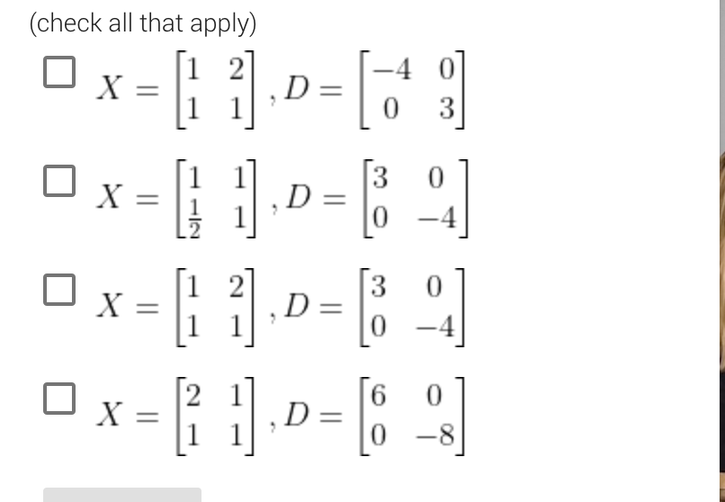 Solved Suppose a diagonalization of the matrix A is given by | Chegg.com