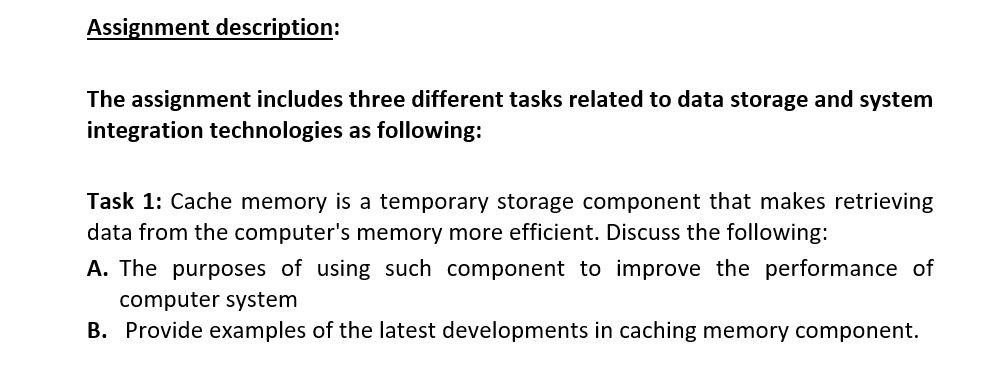 Solved Assignment description: The assignment includes three | Chegg.com
