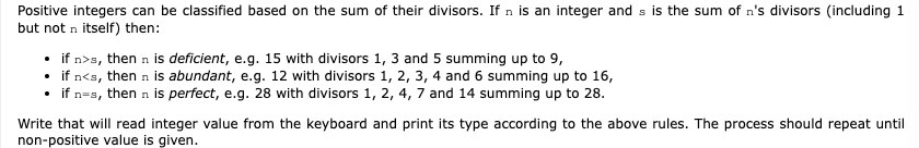 Solved Positive integers can be classified based on the sum | Chegg.com