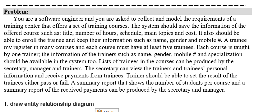 Solved Problem: You are a software engineer and you are | Chegg.com