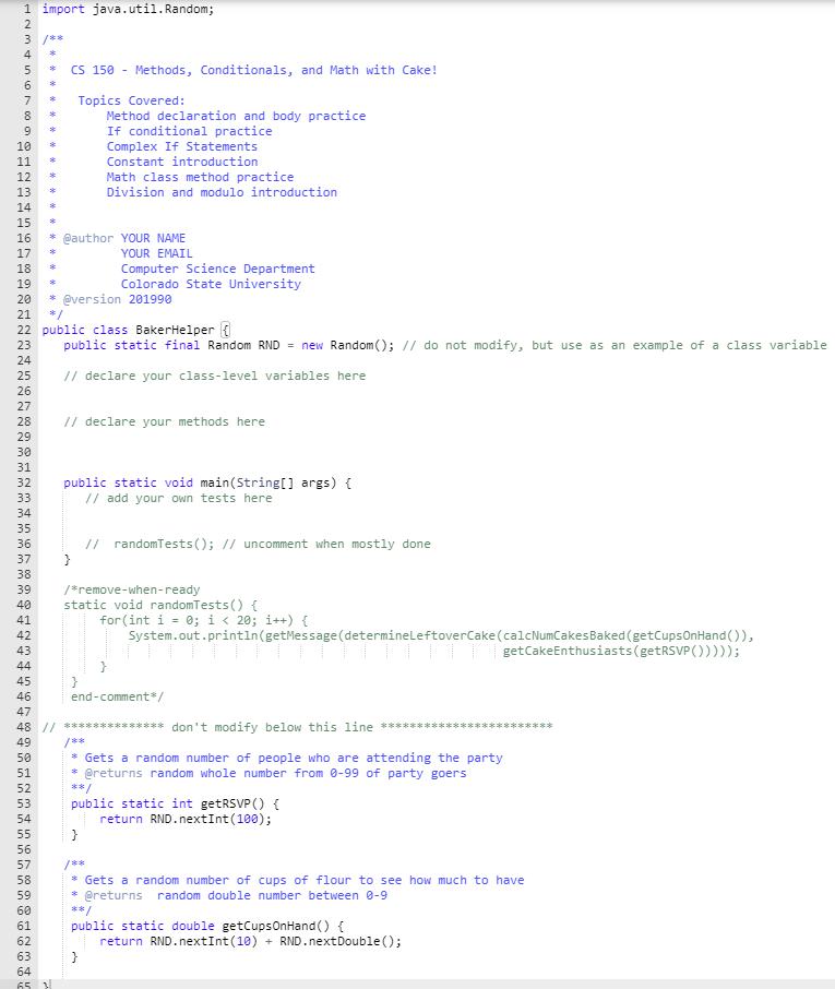 Solved Step 2 - calcNumCakes Baked For this step you will | Chegg.com