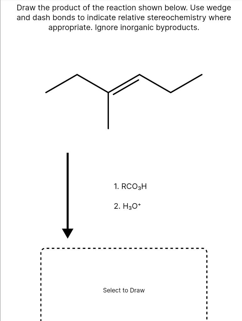 Solved Draw the starting structure that would lead to this | Chegg.com