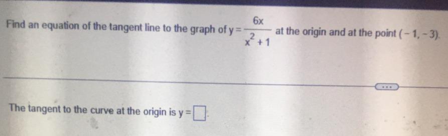 Solved Find an equation of the tangent line to the graph of | Chegg.com