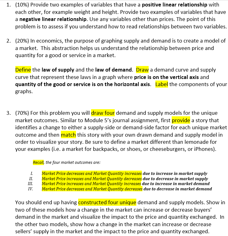 Solved (10%) Provide two examples of variables that have a | Chegg.com