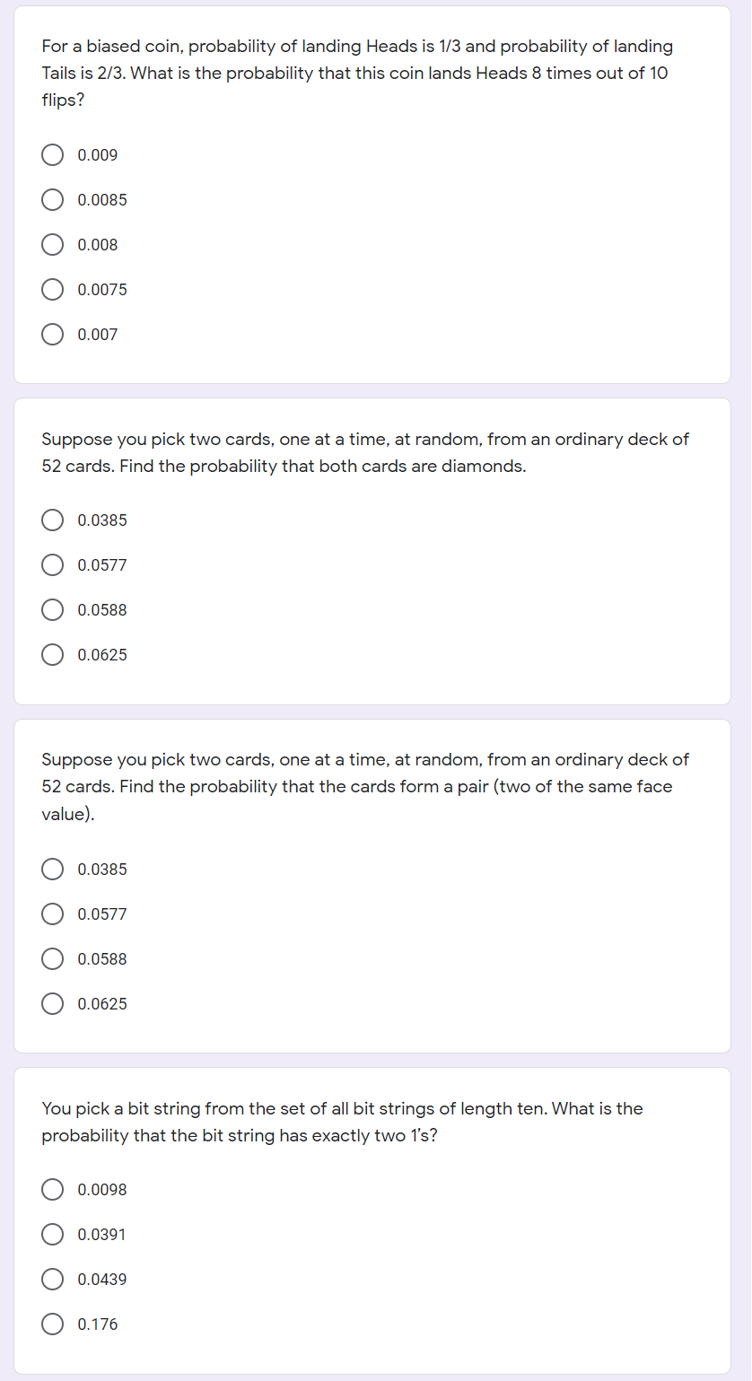 Solved For a biased coin, probability of landing Heads is | Chegg.com