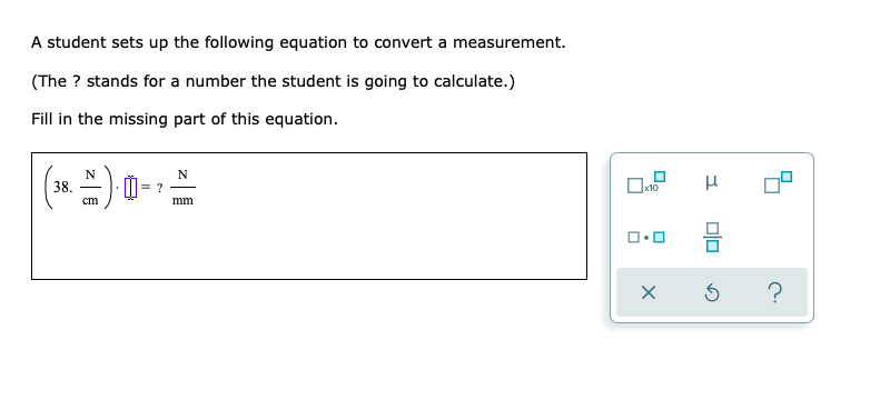Solved A student sets up the following equation to convert a | Chegg.com