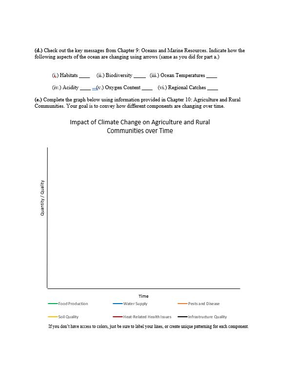 Solved Name: Lab: SID: ANSWER SHEET FOR CLIMATE CHANGE LAB | Chegg.com