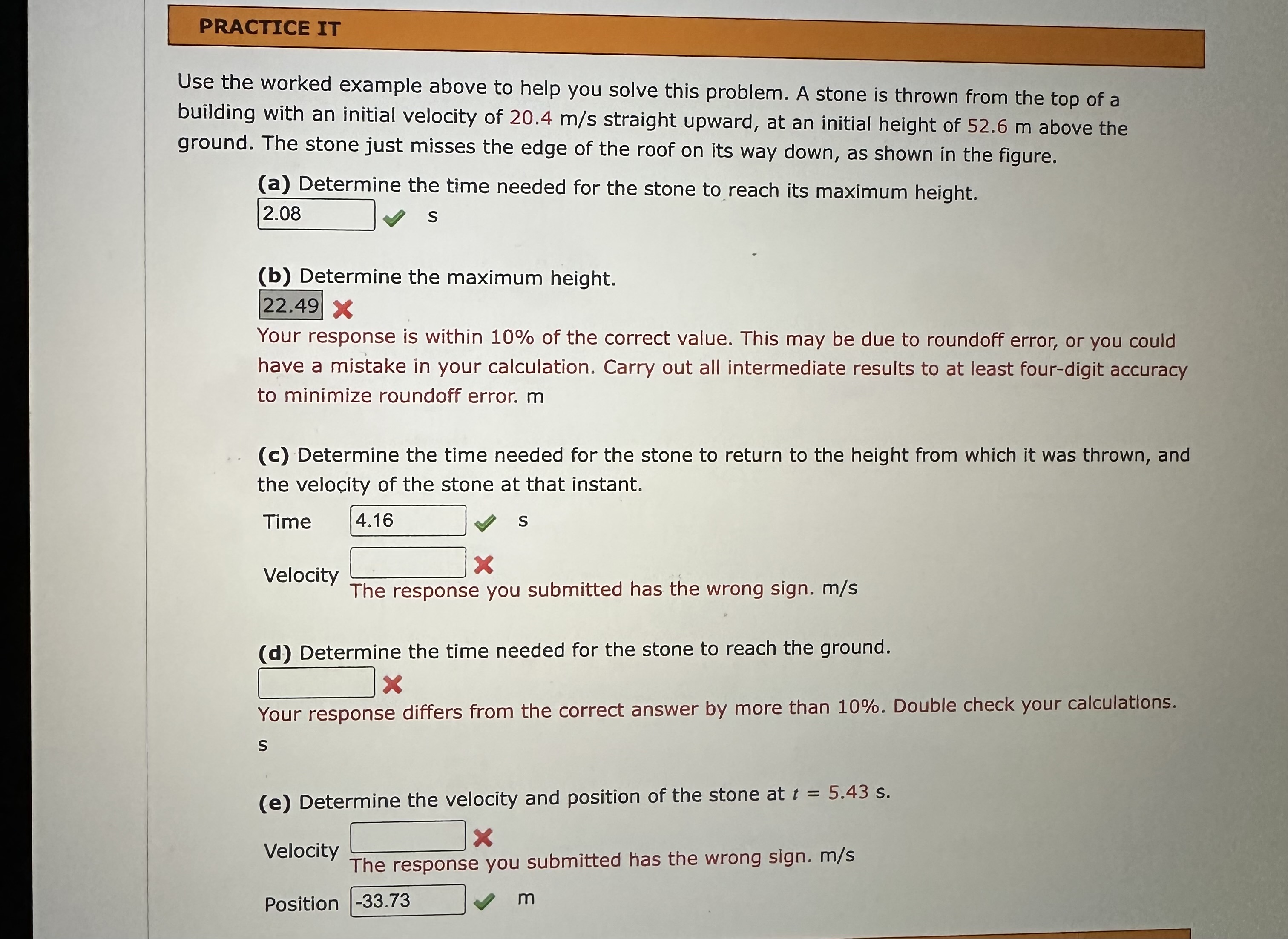 Solved PRACTICE IT Use the worked example above to help you | Chegg.com