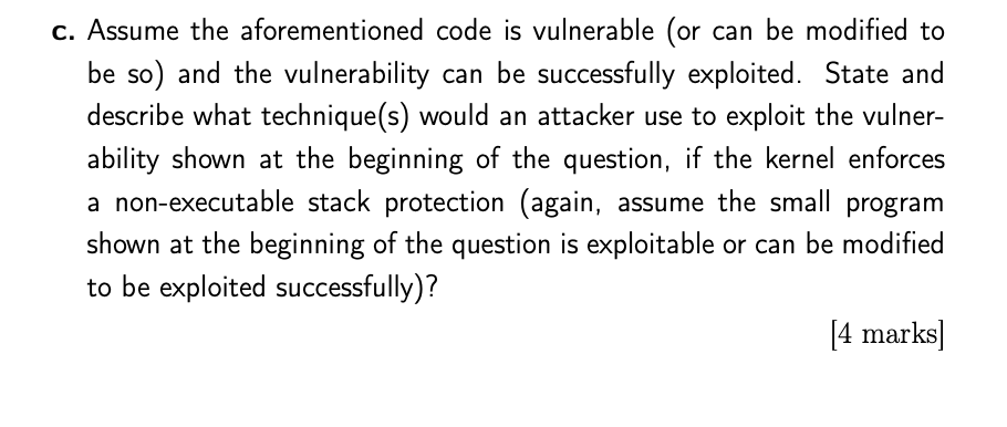 3. Consider the following C code fragment, which | Chegg.com