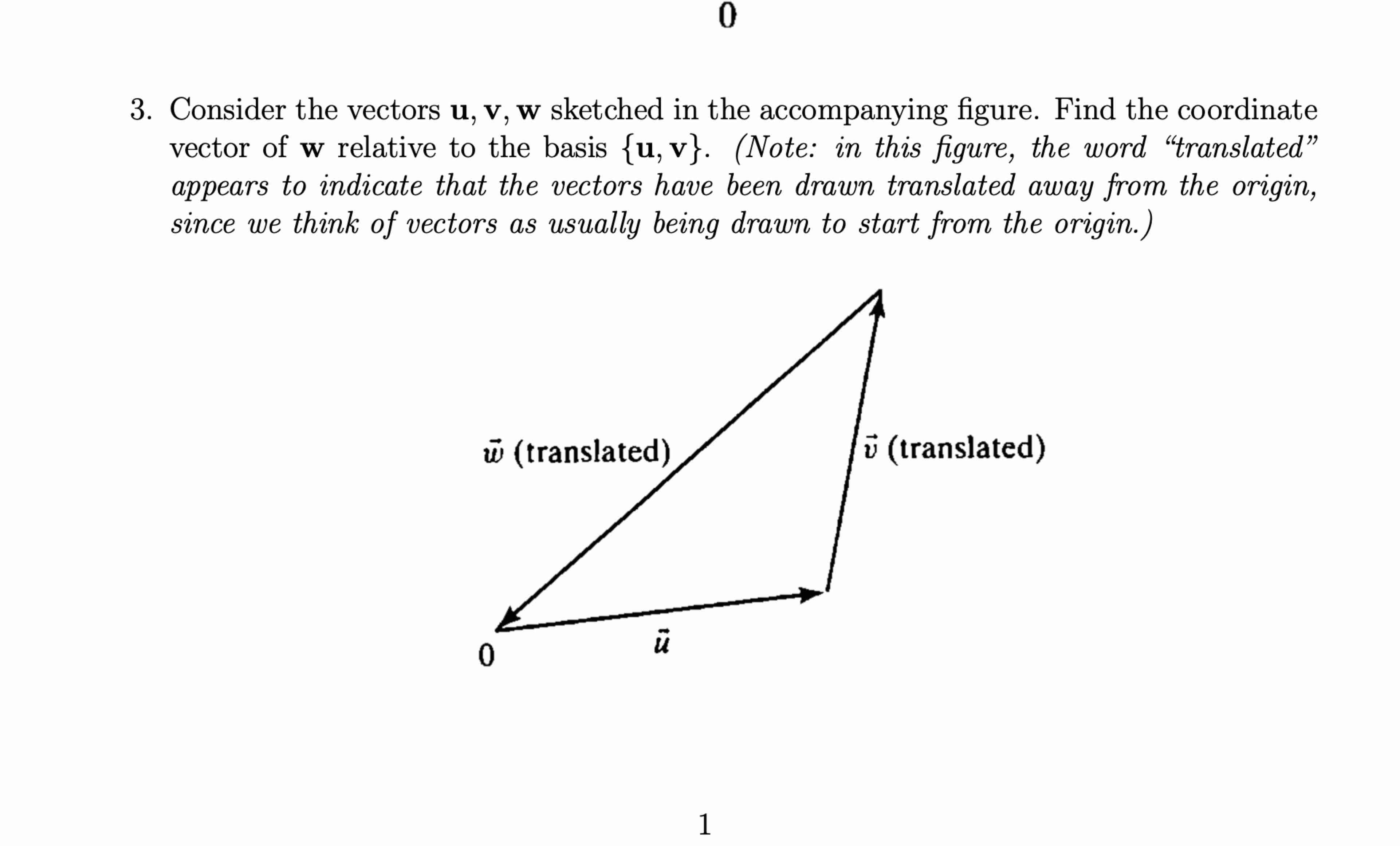 Solved 03. ﻿Consider the vectors | Chegg.com