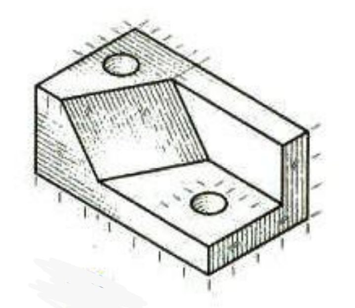 Solved Draw the top view , right view , front view of the | Chegg.com
