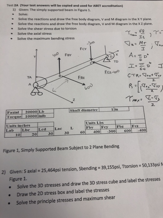 Test 2A (Your test answers will be copied and used | Chegg.com