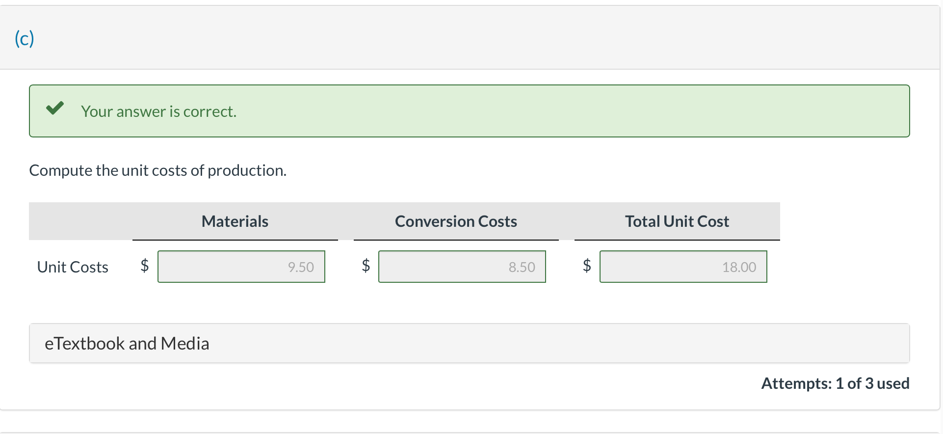 Solved Current Attempt in Progress Ivanhoe Company | Chegg.com