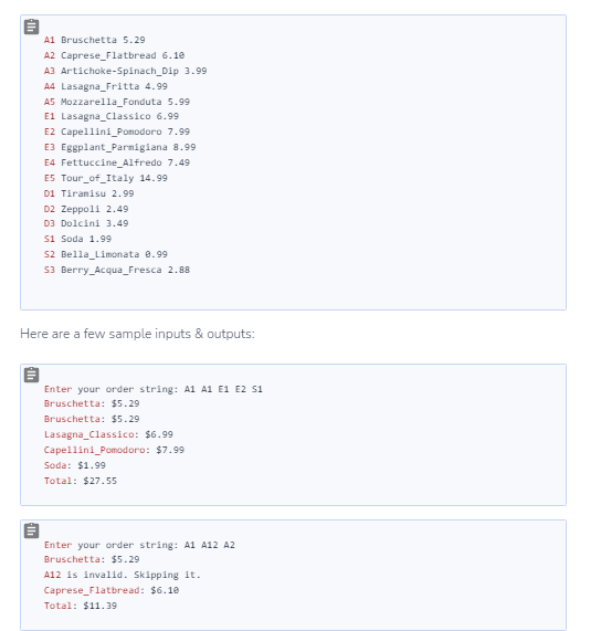 Solved This program is very similar to PLU based Grocery | Chegg.com