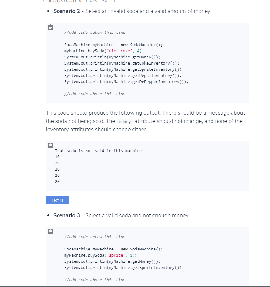 Solved Collapse Encapsulation Coding Exercises 