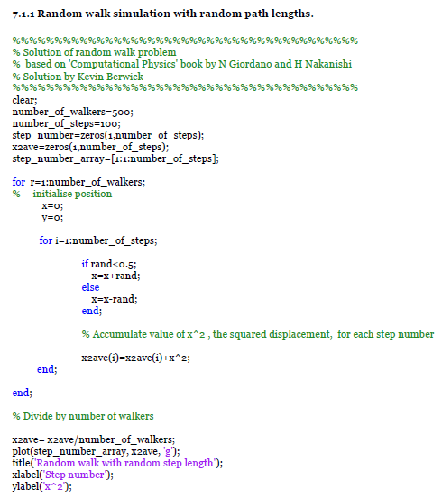Solved Please help me change this 1D random walk graph to 2D | Chegg.com