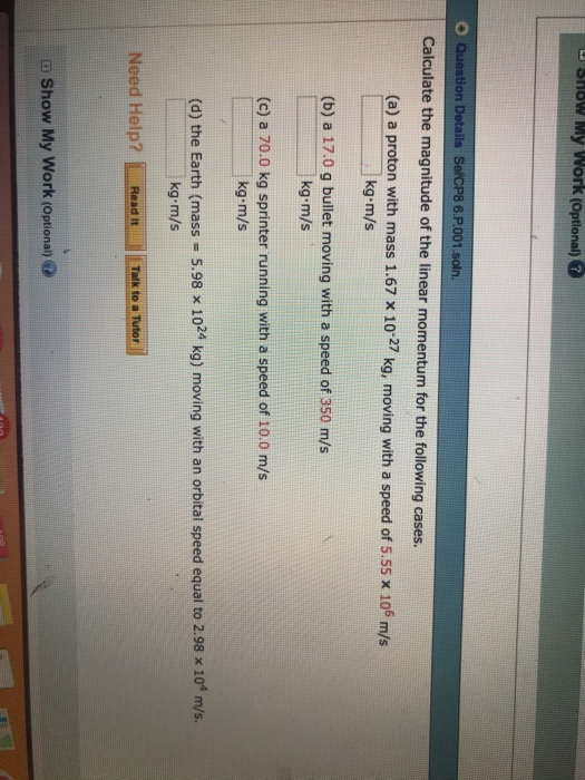 Solved N Details 8 6 P 001 Soln Calculate The Magnitude Of