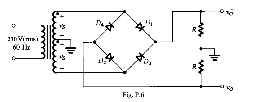 Solved [P. 6] The circuit in Fig. P.6 implements a | Chegg.com
