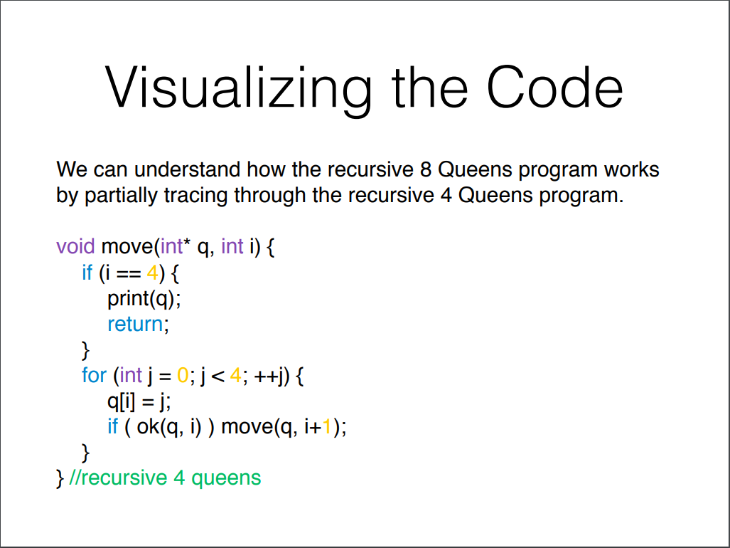 Solved In C++ Please 1 Dimension of N queens problem By the | Chegg.com