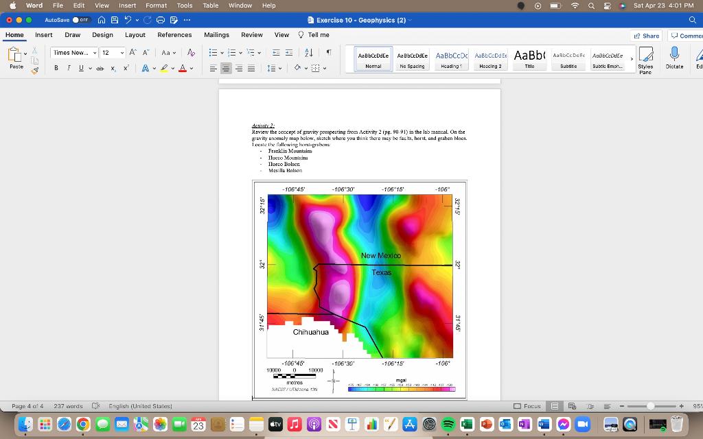 Word File Table Window Help . Sat Apr 23 4:01 PM Edit | Chegg.com