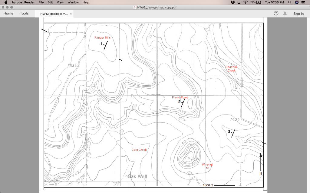 For this excrcise, create a simple geologic map of | Chegg.com
