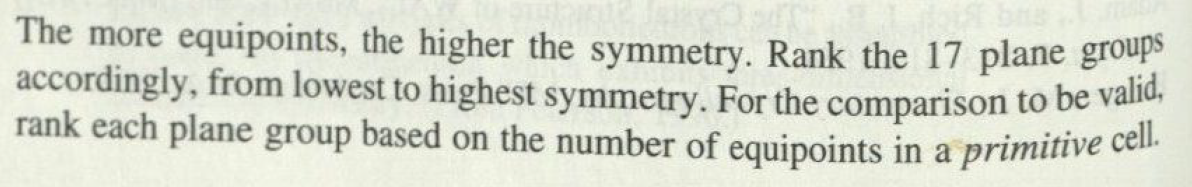 Solved For each of the plane lattices, make a sketch that | Chegg.com