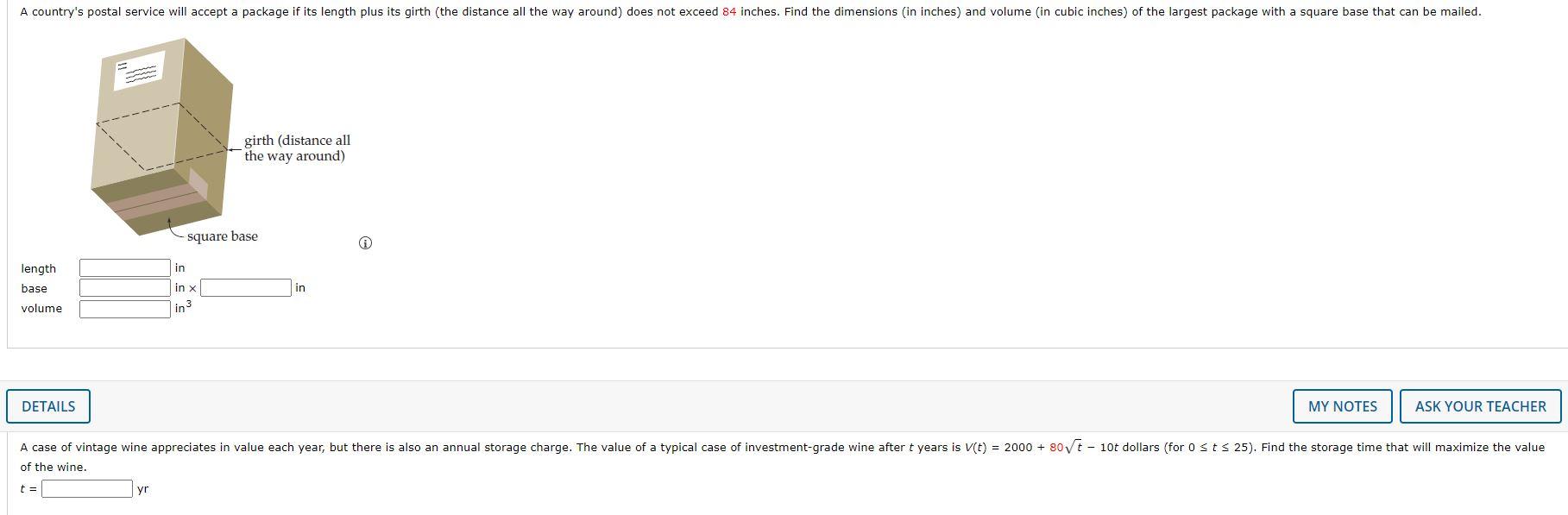 Solved An open-top box with a square base is to have a | Chegg.com