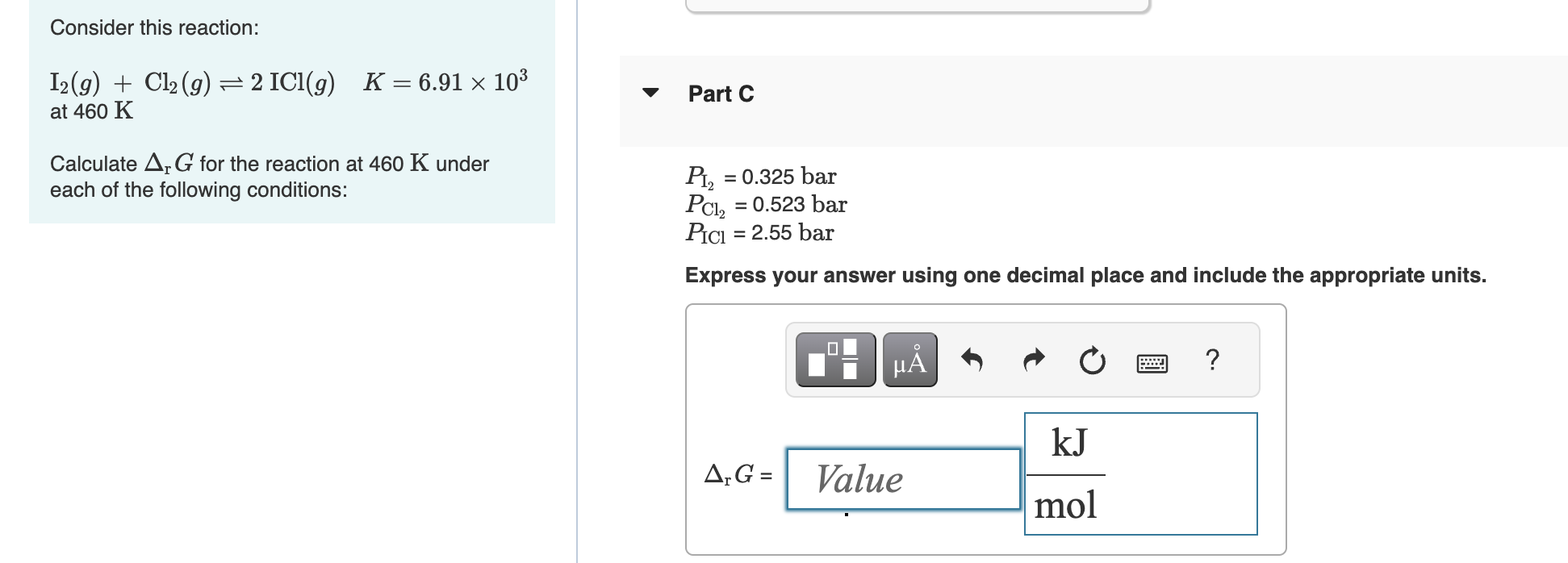 Solved Consider this reaction: | Chegg.com