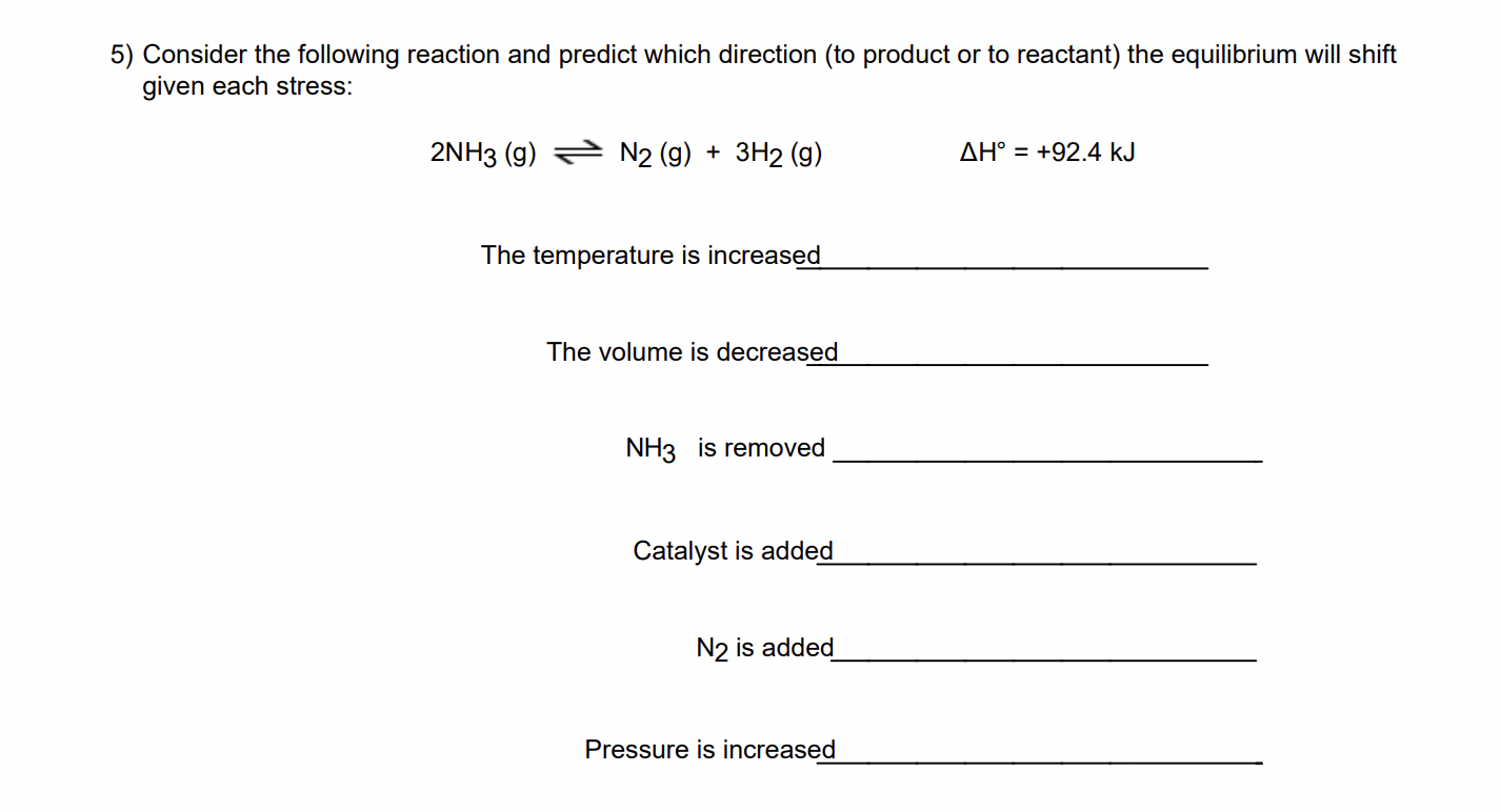 Solved 1) Write the Kc expression and calculate the value of | Chegg.com