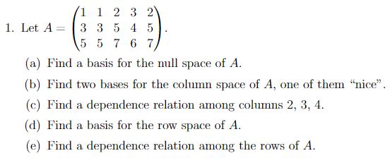 Solved 1 1 2 3 2 1. Let A= 3 3 5 4 5 5 5 7 6 7 (a) Find a | Chegg.com