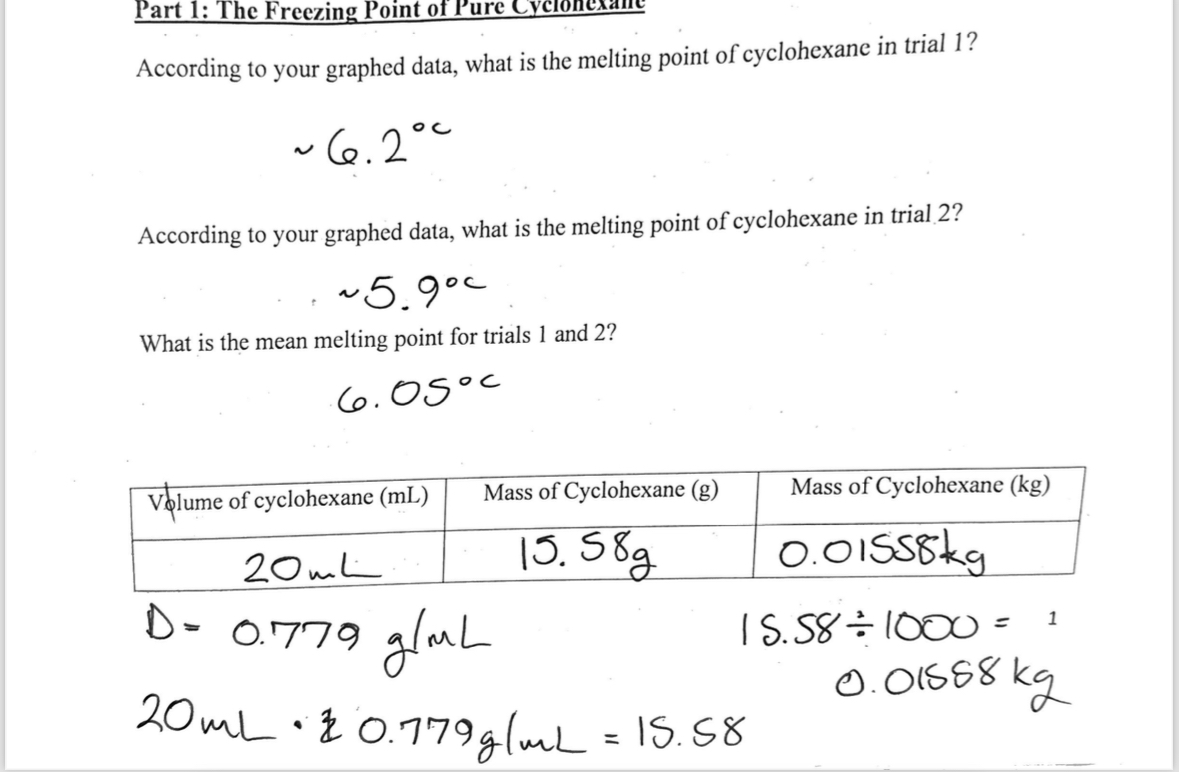 Solved Are the calculations for this correct? Calculating | Chegg.com